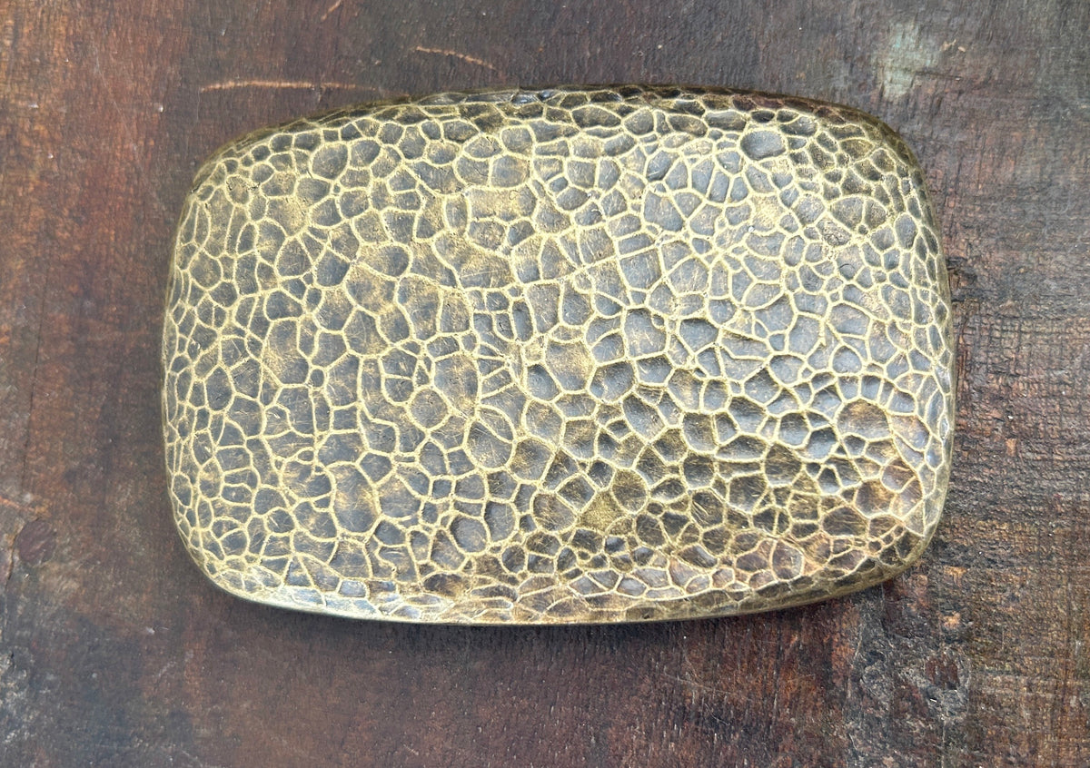 Hammered Belt Buckle
