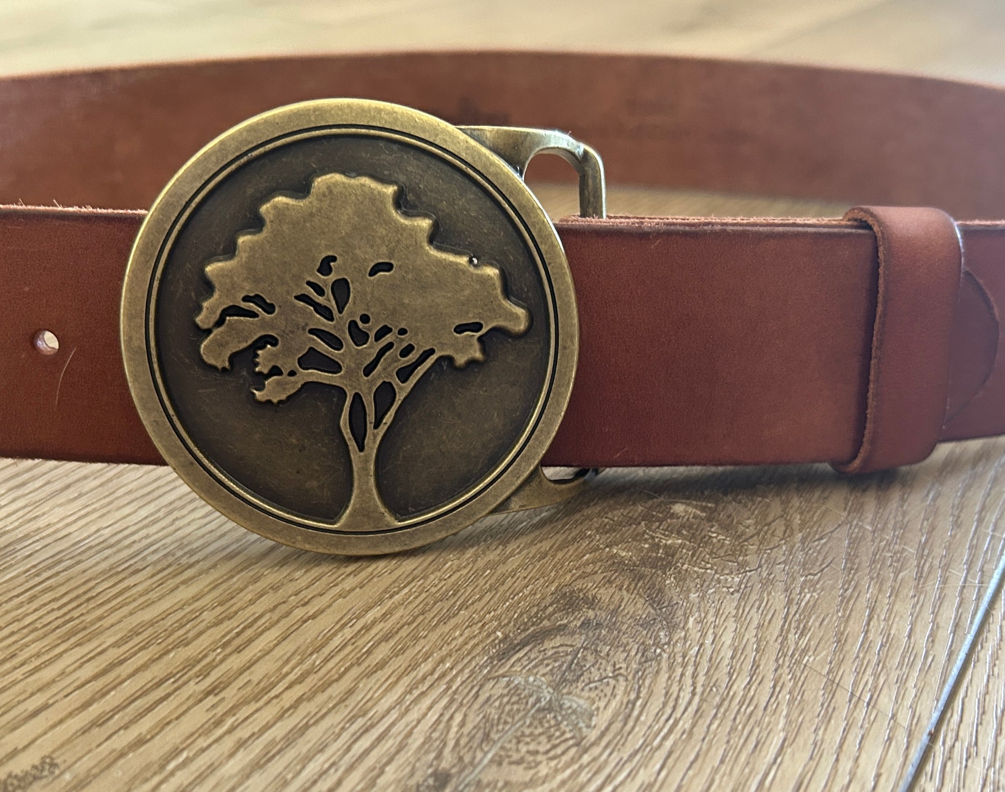 Large Tree Belt Buckle