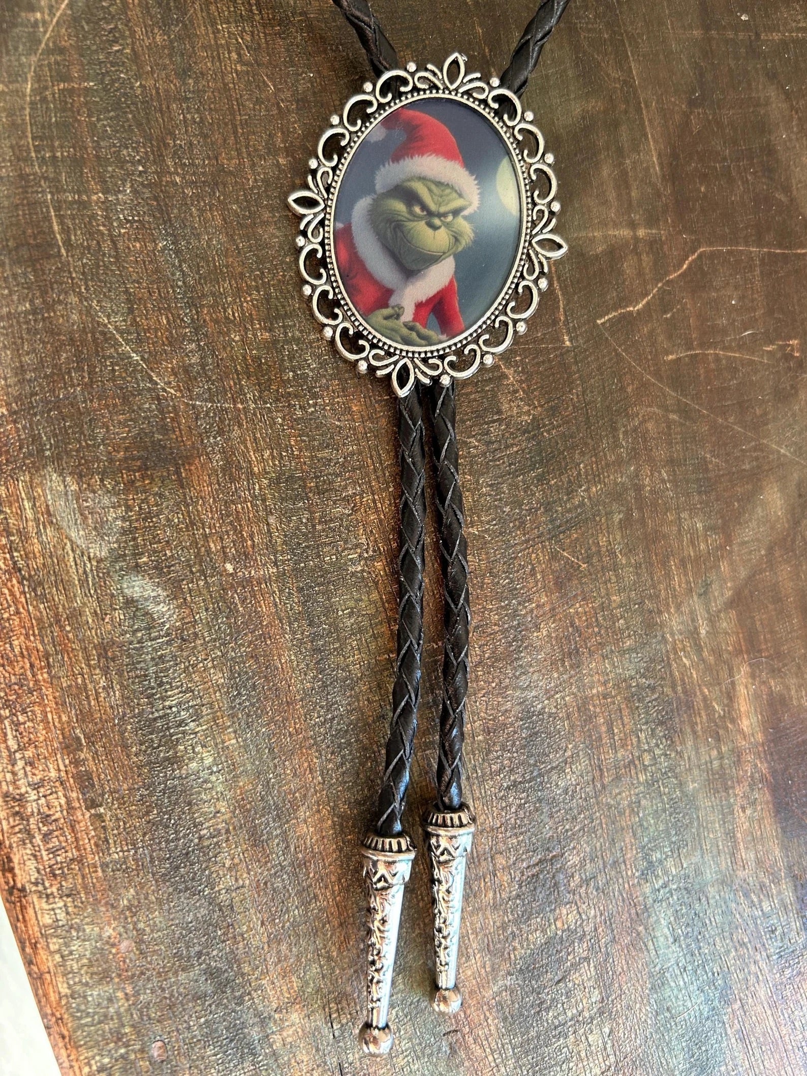 Grinch Bolo Tie - Christmas